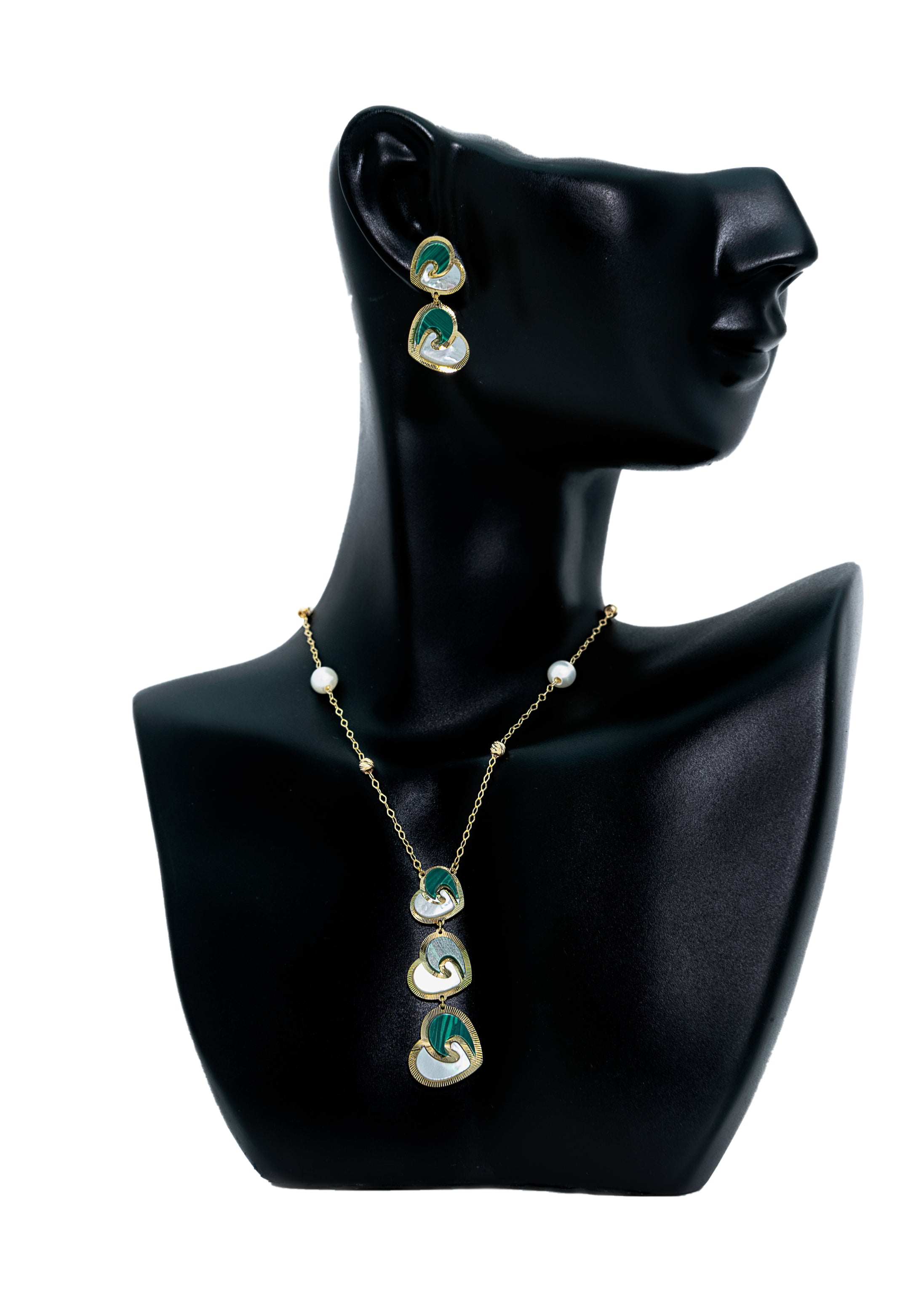 Cali Tri-heart Set – Nai Jewellery DMCC